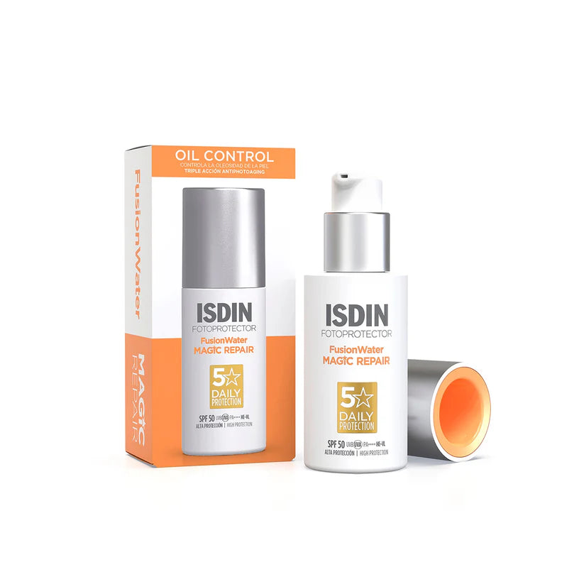 ISDIN Protector solar facial con triple acción anti-edad - Fusion Wate ...